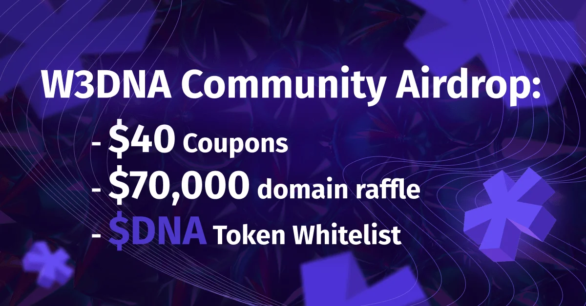 W3DNA Airdrop of 2023 » Claim free W3DNA Tokens » freeairdrop.io